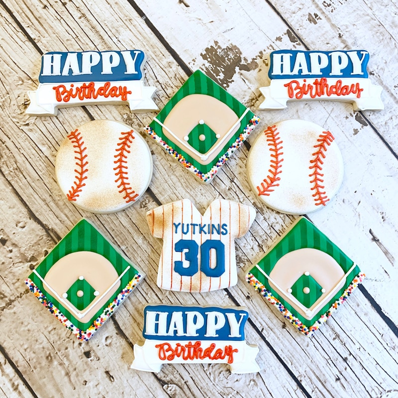 Baseball Cookies - Etsy