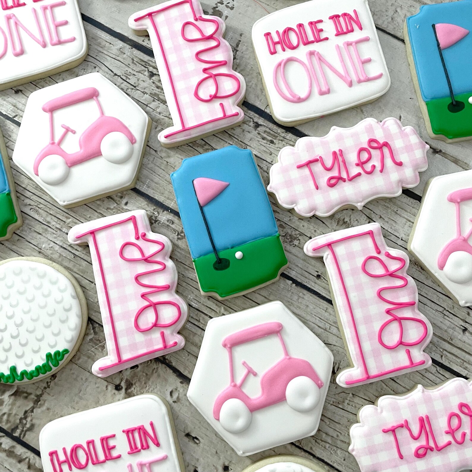Golf Cookies | Personalized Golf Cookies | Golf Birthday Party Dessert ...