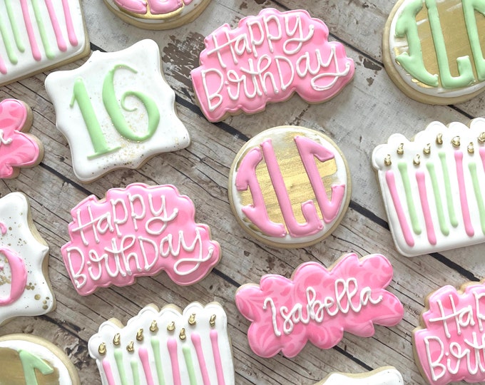 Sweet 16 Cookies - Etsy