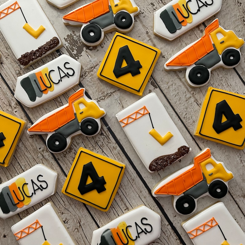 Construction Cookies - Etsy