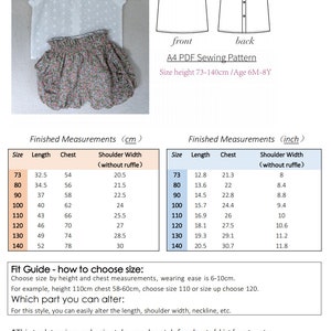 Video Tutorial-girls Cotton/linen Summer Tank Top PDF Sewing Pattern # ...