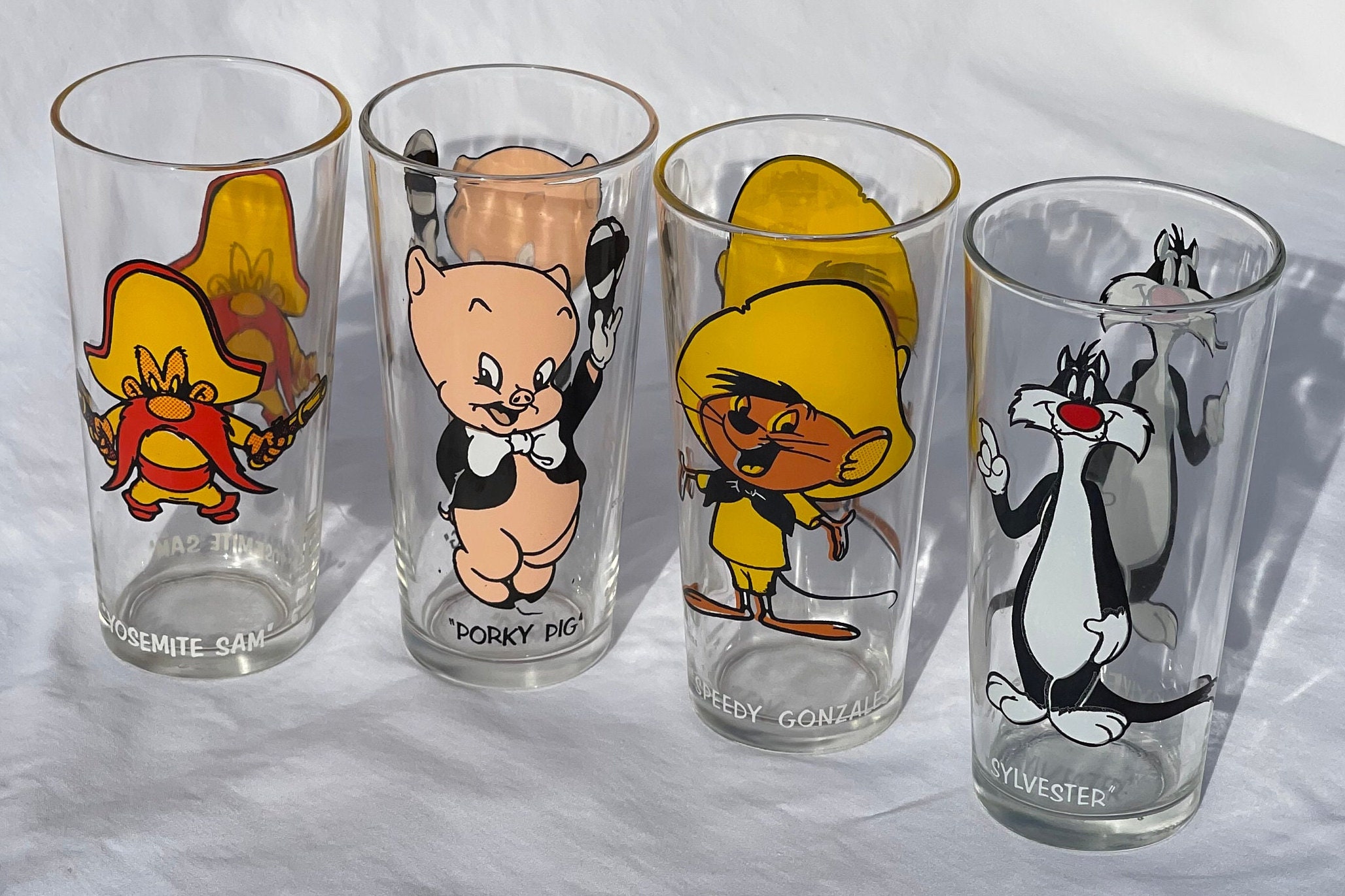 Looney Tunes Glasses Pepsi Collector Series 1973, Set of Four - Etsy