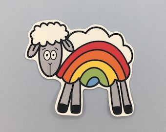 Sheep Show Window Decal Sticker I925 - Etsy