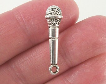 Microphone Charms - Etsy