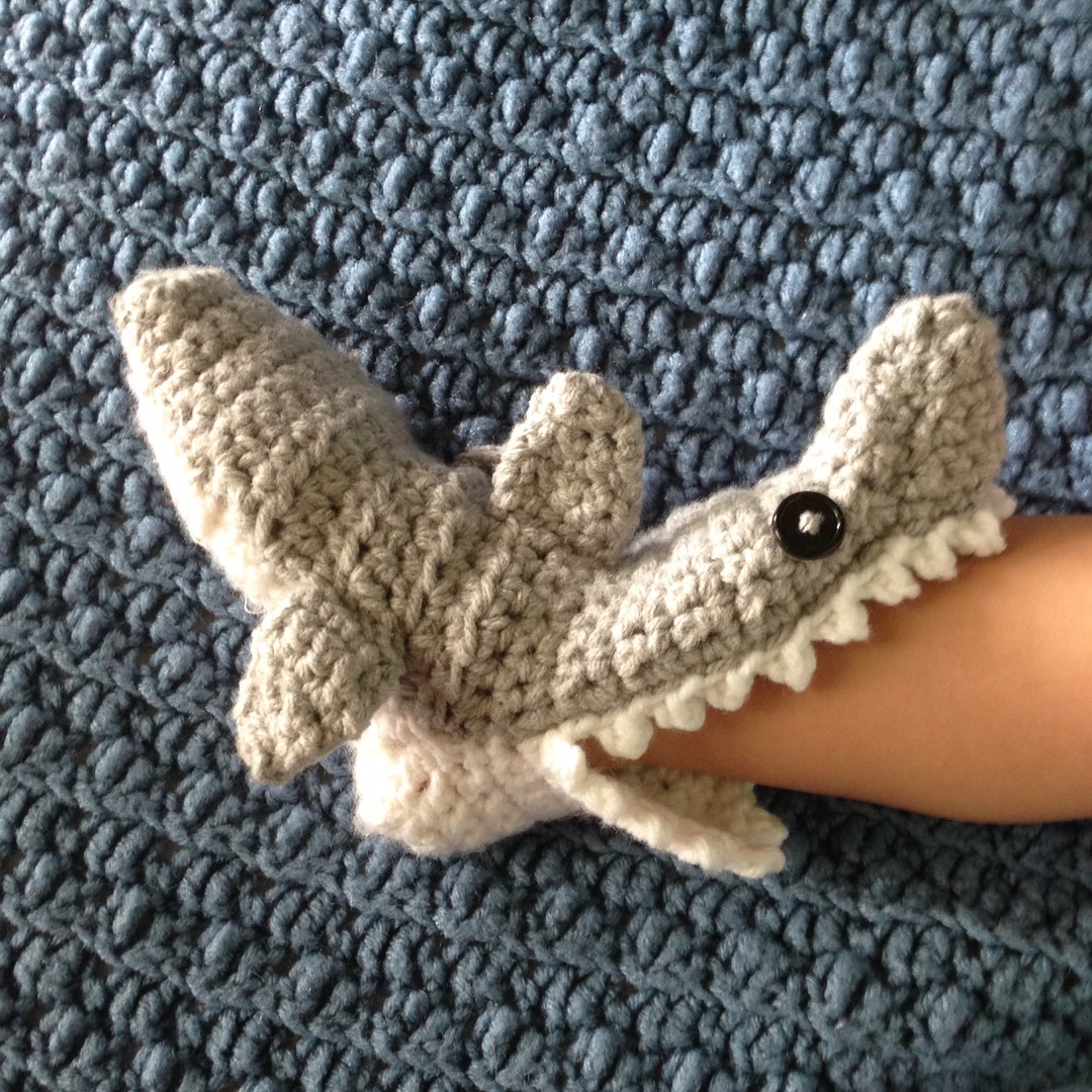Crochet Shark Slipper Socks - Shark Socks - Crochet Socks - Shark ...