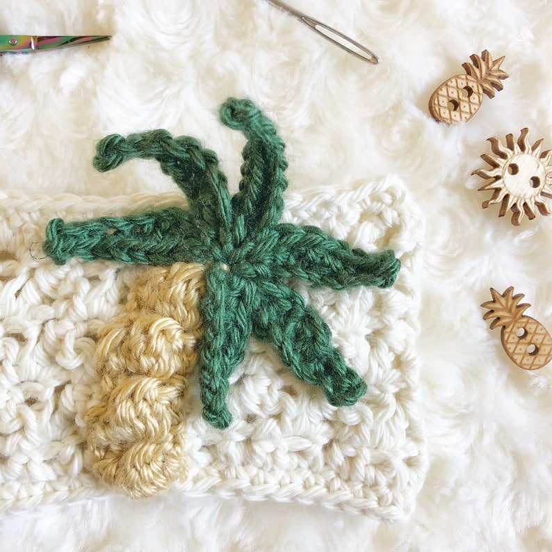Palm Tree Appliqué Crochet Pattern Crochet Pattern Crochet - Etsy
