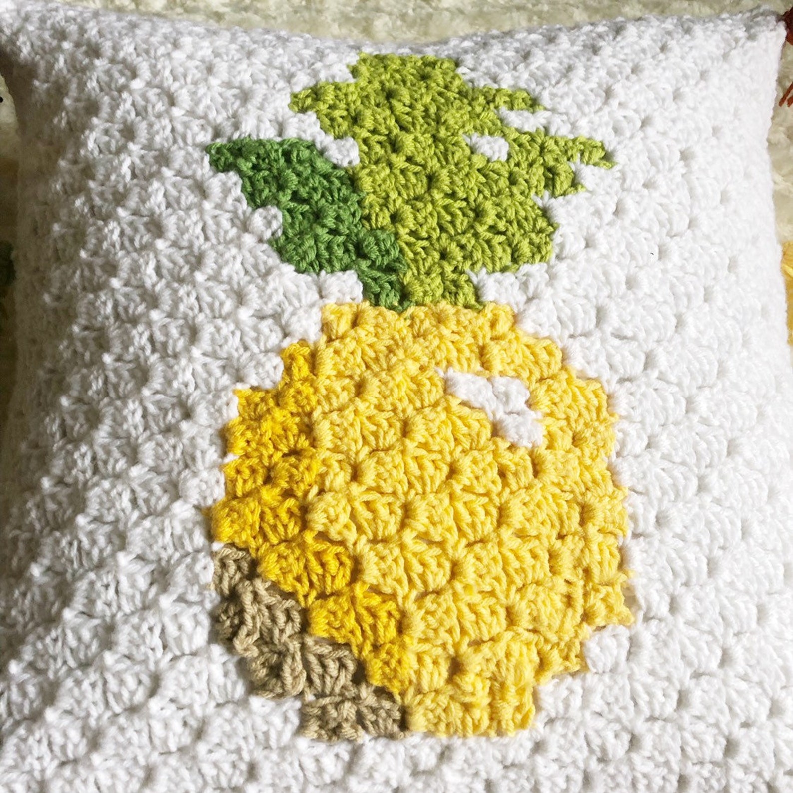 Crochet Pillow Cover PATTERN C2C Crochet Pillow Cover | Etsy