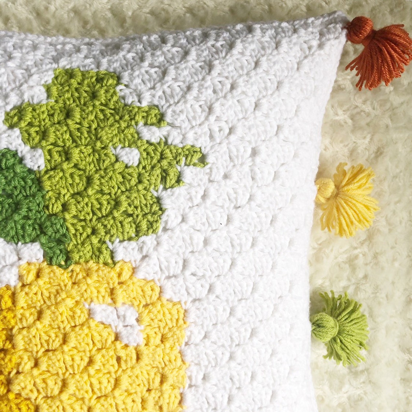 Crochet Pillow Cover PATTERN C2C Crochet Pillow Cover | Etsy