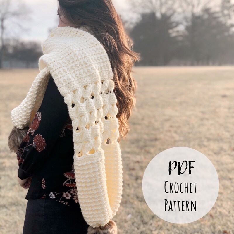 Big Crochet Scarf - Etsy