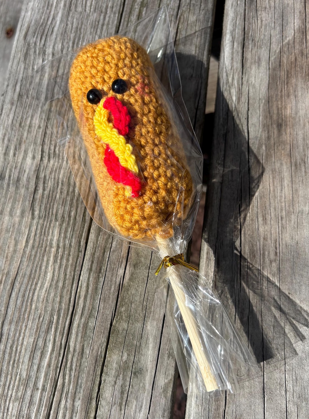 Corn Dog, Crochet Corn Dog, Amagarumi Corn Dog - Etsy