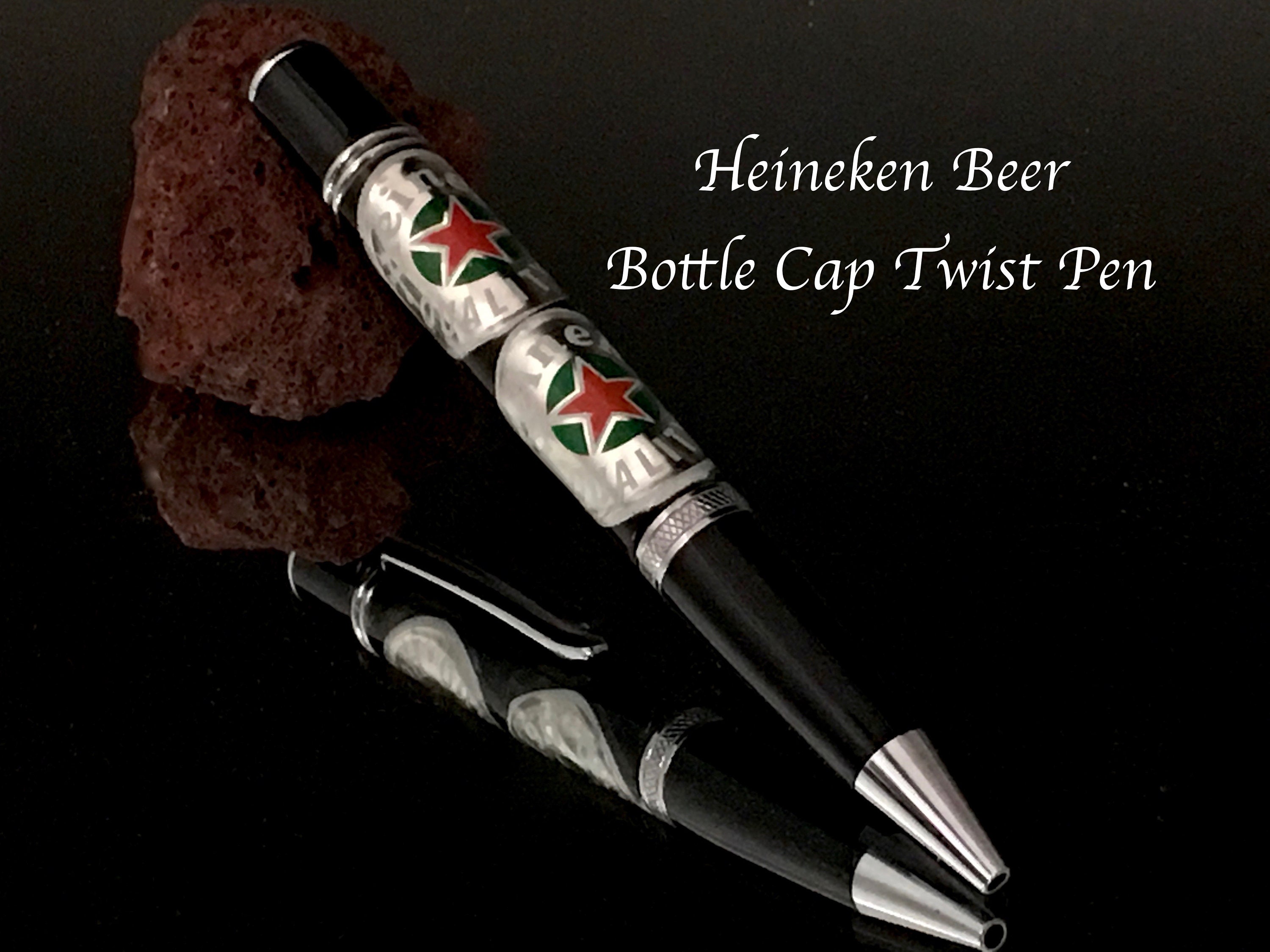 Heineken Beer Bottle Cap Pen - Etsy