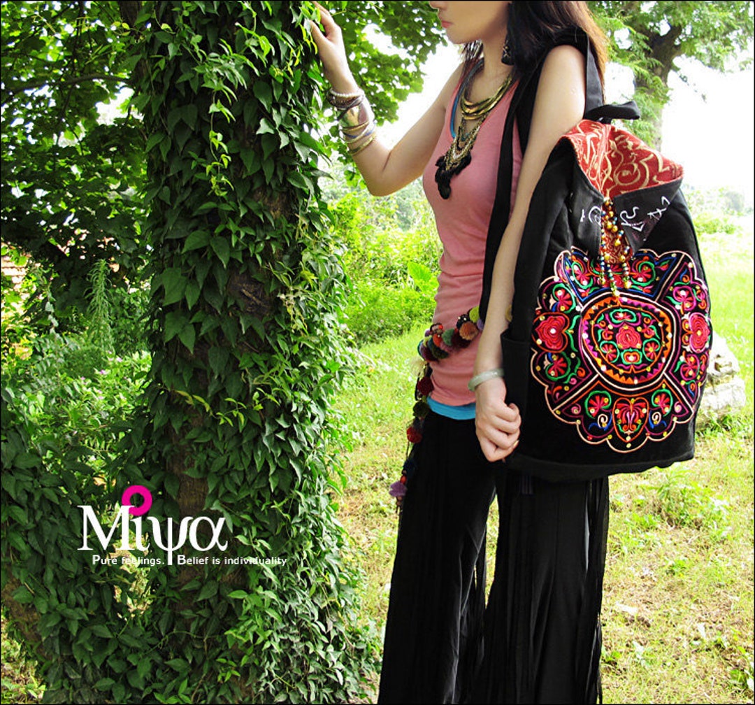 Miya's Original Ethnic Hmong Embroidered Backpack Faraway - Etsy
