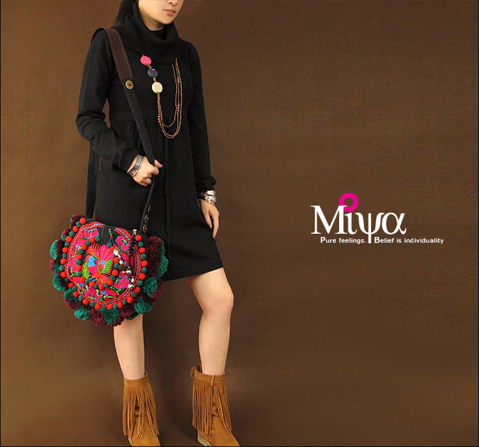 Miya's Original Ethnic Hmong Embroidered Crossbody Bag Sunny Mood - Etsy