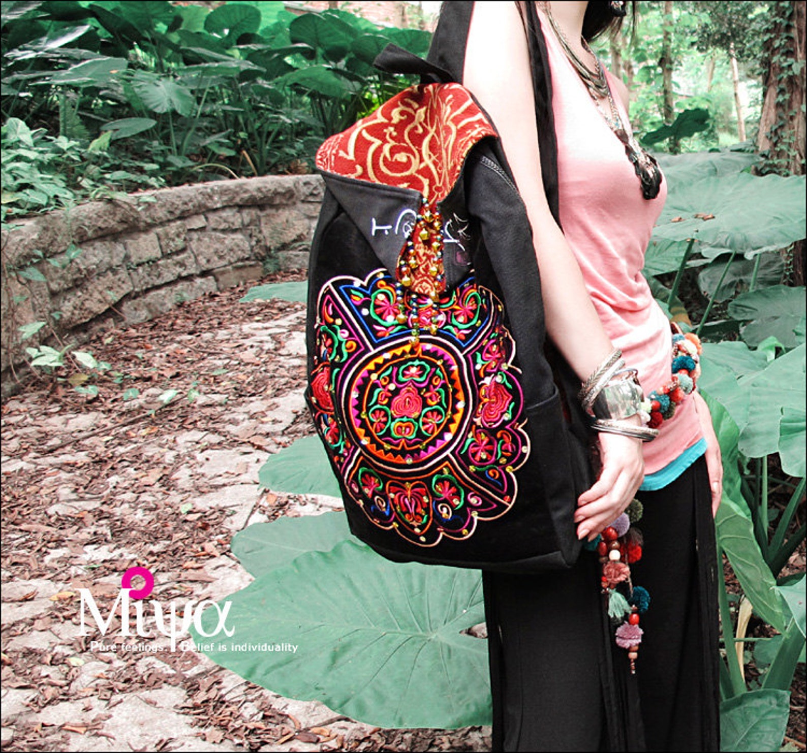 Miya's Original Ethnic Hmong Embroidered Backpack Faraway - Etsy