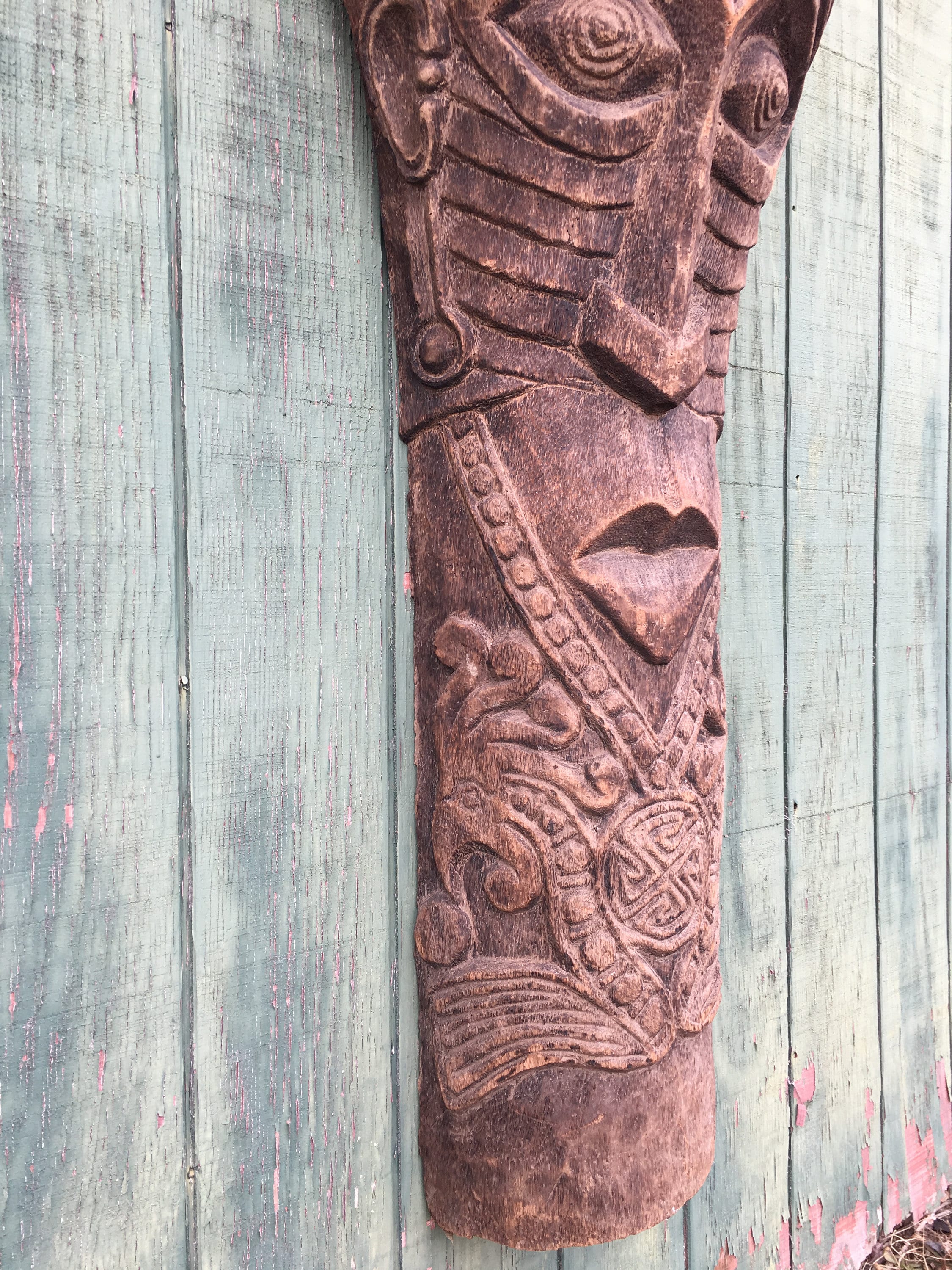 SHIPPING NOT INCLUDED, Huge Carved African Wall Mask, Large Asian ...