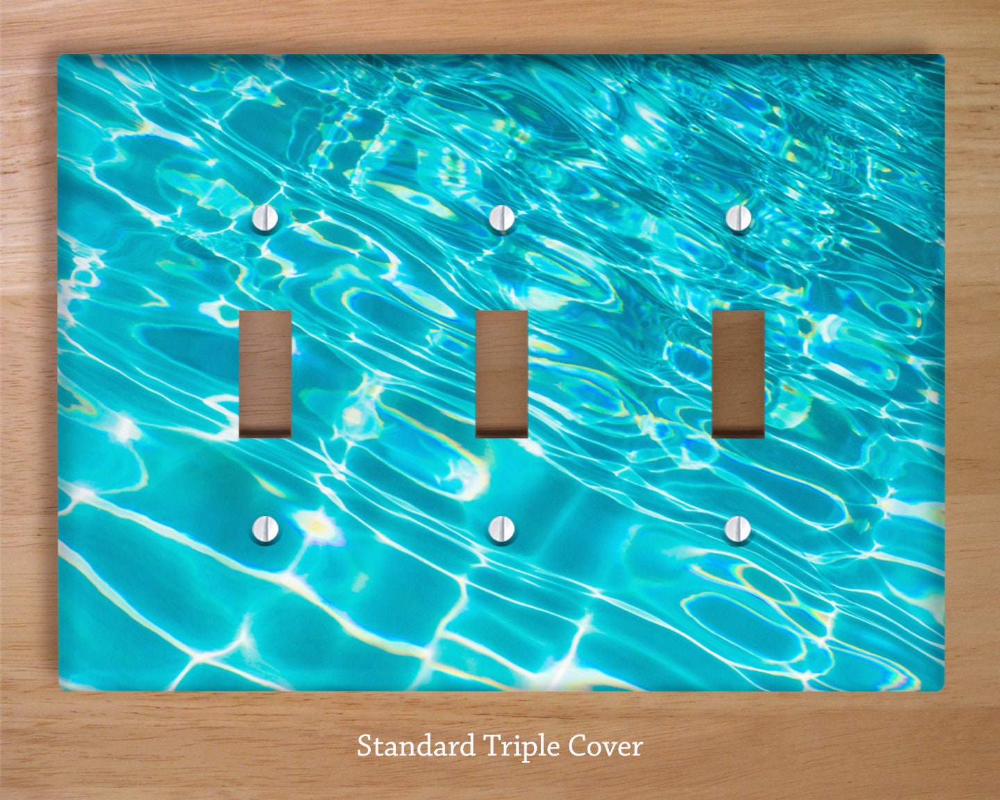 Pool Ripples Vinyl Light Switch Cover: Nautical Beach House Decor - Etsy