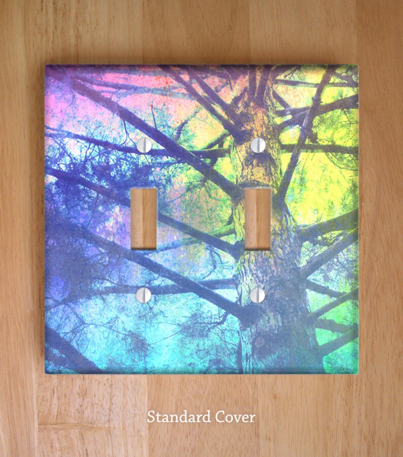 Rainbow Tree Vinyl Light Switch and Outlet Covers - Etsy