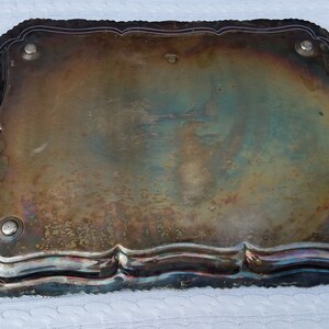 Antique Gorham Silver Plated Large Baroque Serving Tray - Etsy