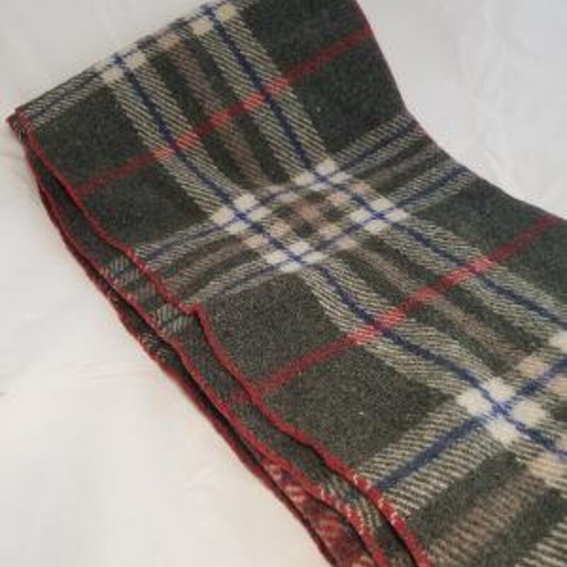 Plaid Wool Throw - Etsy