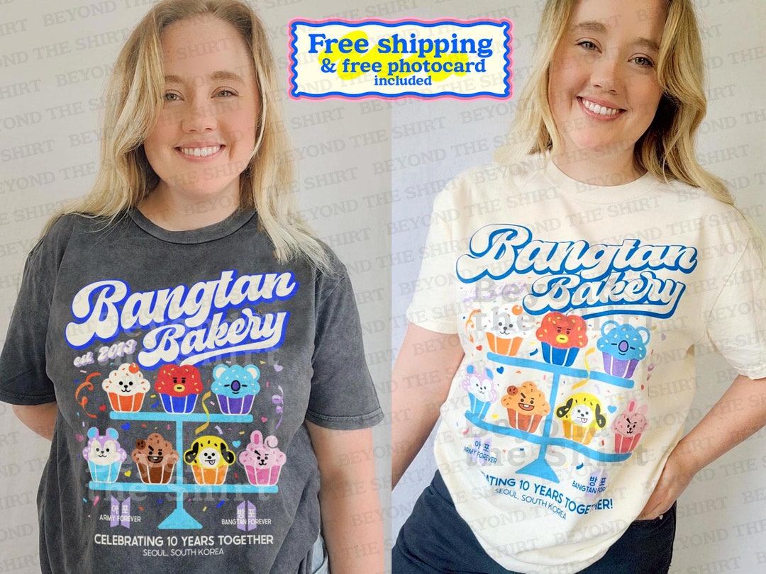 Kpop Cup Cake T-shirt Birthday Anniversary Apobangpo 아포방포 10 Year ...
