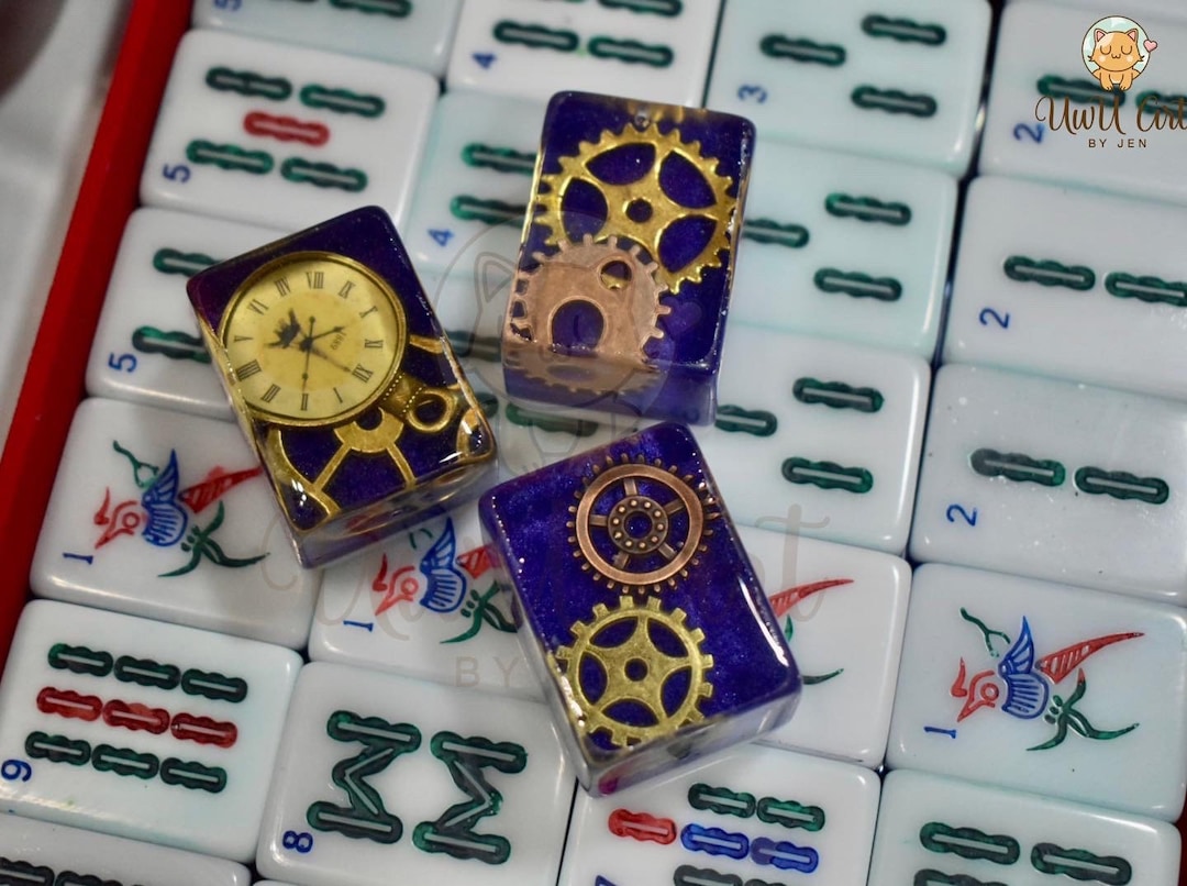 CUSTOMIZABLE Mahjong Gift Set Personalized Mahjong Game CHINESE Mahjong ...