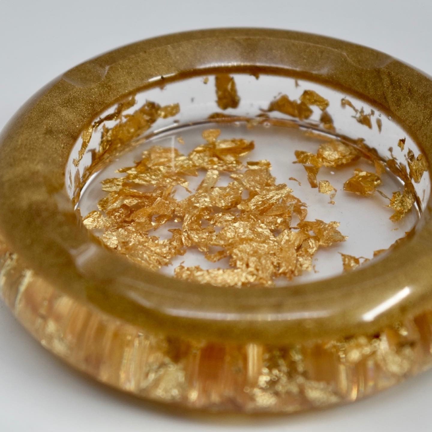 Gold leaf ashtray | Etsy