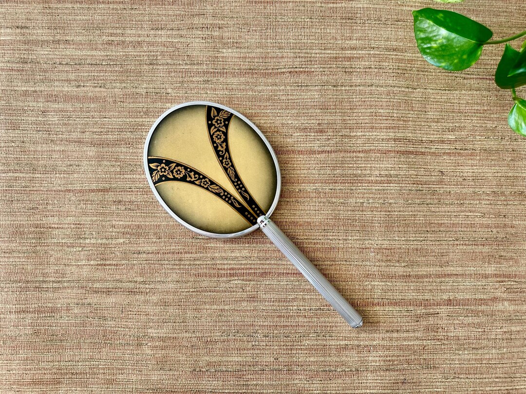 Vintage Ladies' Oval Hand Mirror - Boudoir Accessory - Etsy