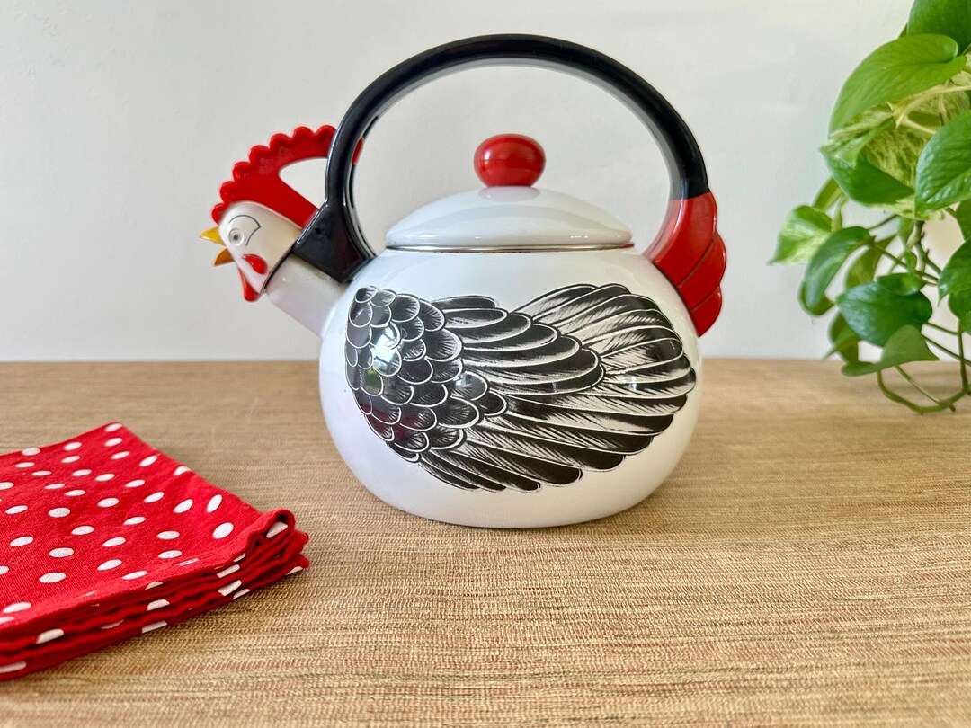 Vintage Kamenstein Rooster Tea Kettle - Etsy