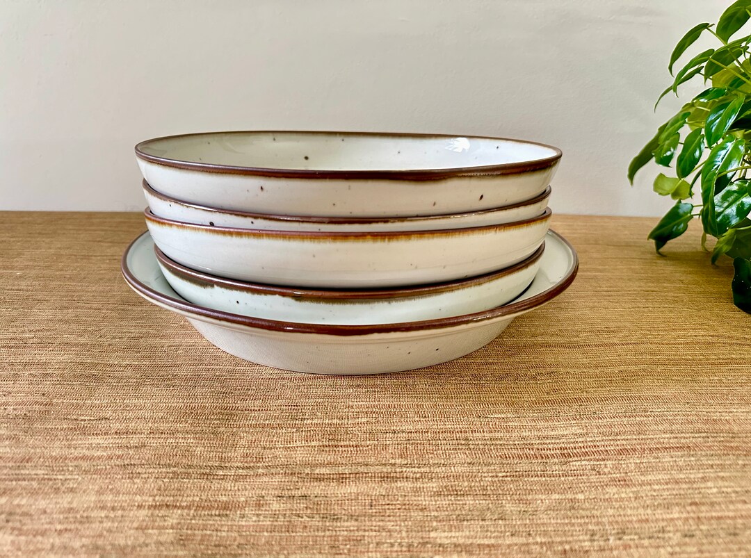 Dansk Brown Mist Deep Round Platters by Neils Refsgaard - Sold Individually - Etsy