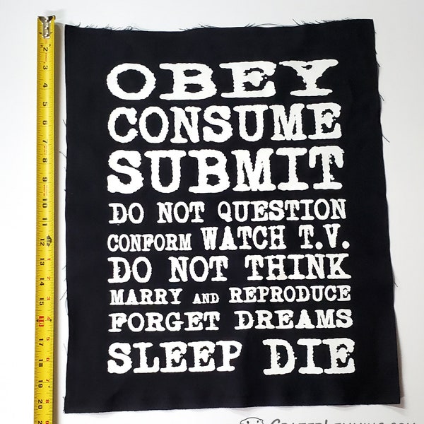 Back Patch They Live - Etsy