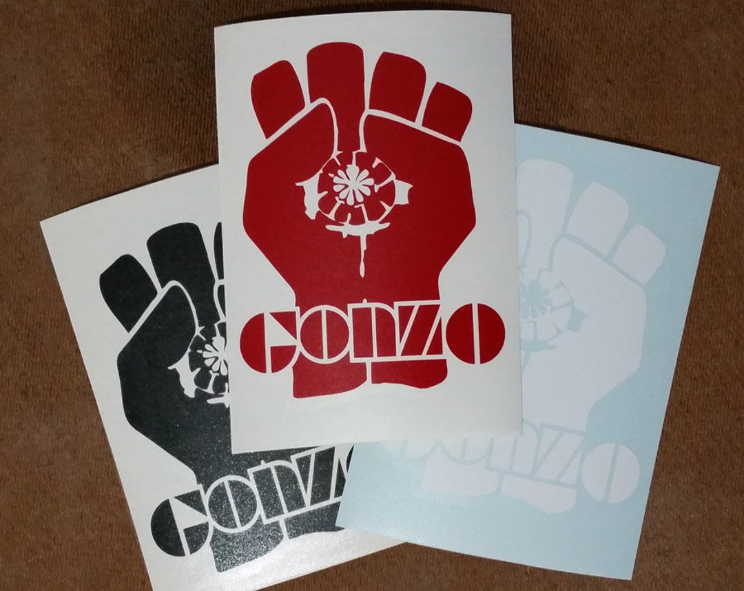 Gonzo Fist Vinyl Decal for Car Windows and Laptops - Etsy