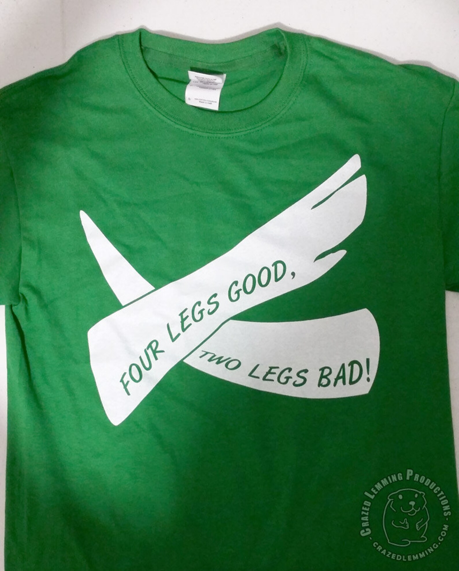 Animal Farm Horn and Hoof Flag Shirt by Crazed Lemming - Etsy