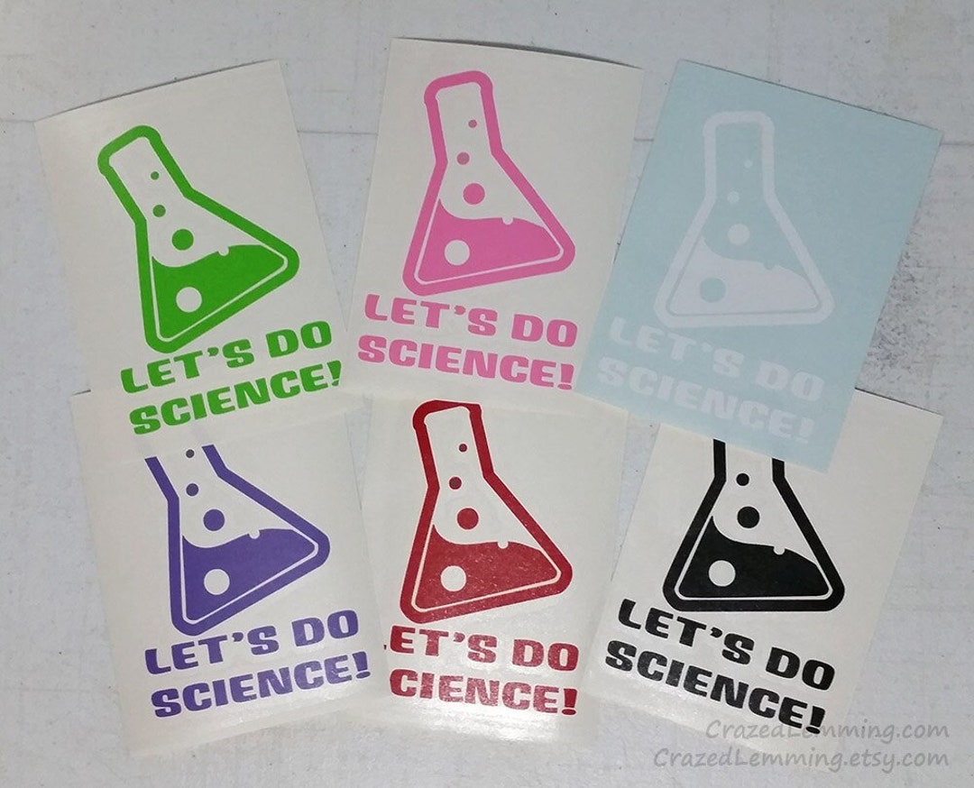Let's Do Science! Vinyl Decal for Car Windows and Laptops - Etsy