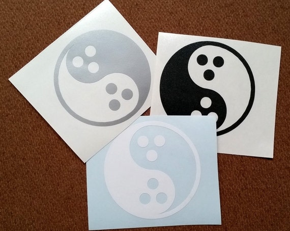 Dudeism Yin Yang Vinyl Decal for Car Windows and Laptops | Etsy