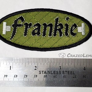 Frankie Frankenstein Name Embroidered Patch - Iron On - Etsy