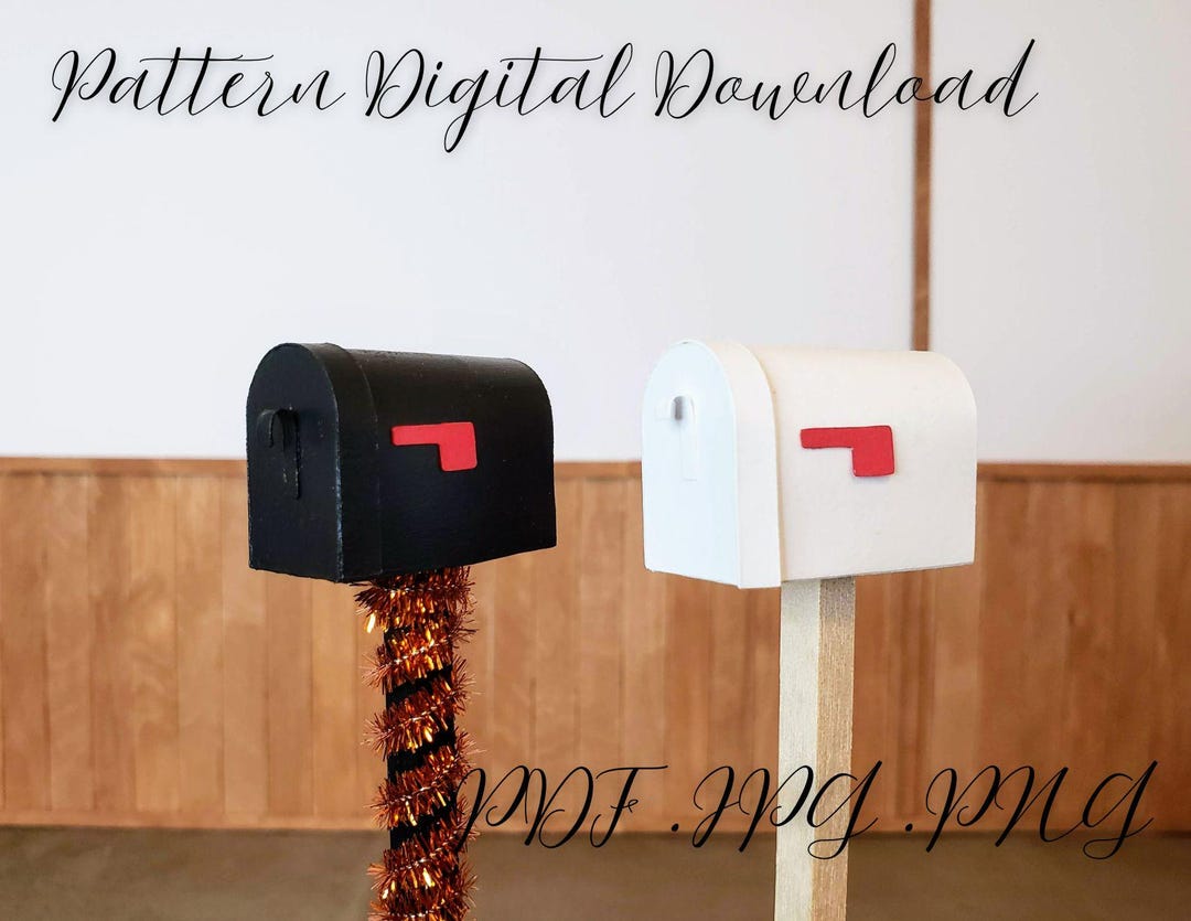 1:9 Scale Miniature Mailbox Pattern *DOWNLOAD* - Etsy