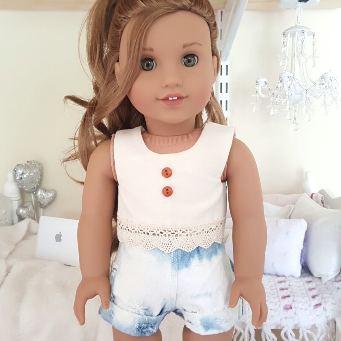 18 Inch Doll Lace Crop Top - Etsy