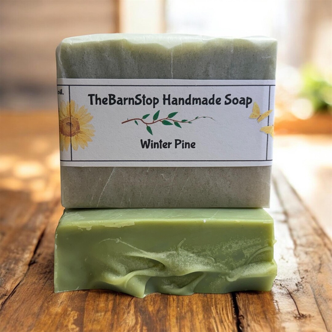 Pine Scented Soap Handmade Soap, Shea Butter Body Bath Bar - Etsy