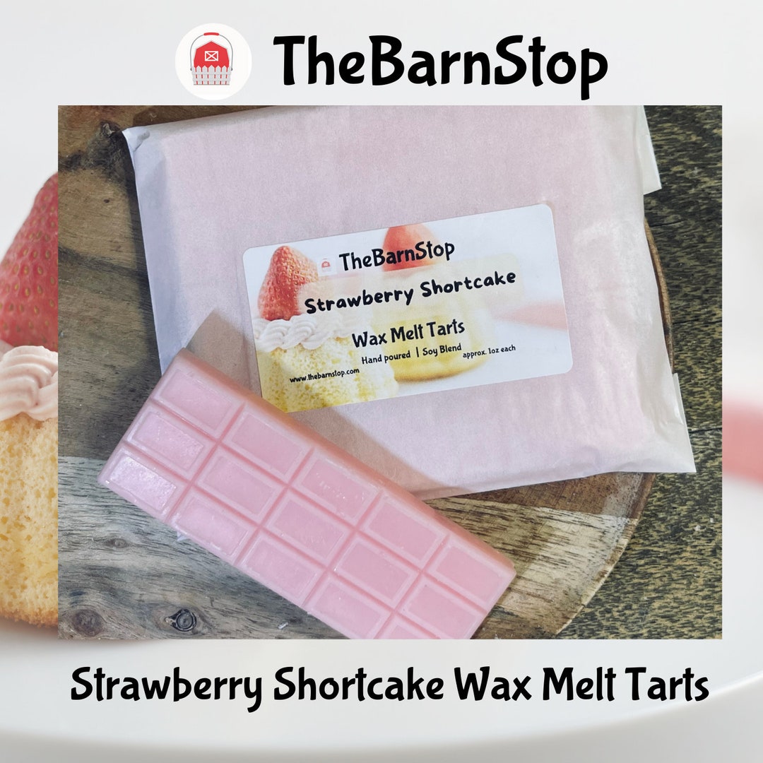 Strawberry Shortcake Scented Wax Melts - Dessert Bakery Soy Wax Tarts ...