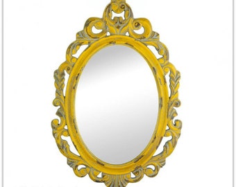 Yellow mirrors | Etsy