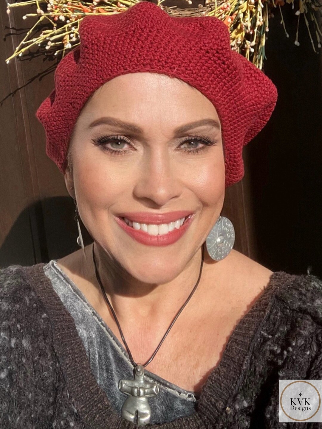 Beret Tam Solid Color French Beret Tam Hat Crochet Hat - Etsy Norway