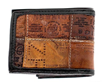 Patchwork Wallet - Etsy