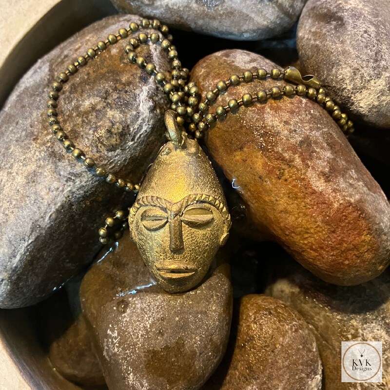 African Mask Jewelry - Etsy