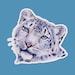 Snow Leopard Sticker | Snow Leopard, Leopard, Jaguar, Leopard Sticker ...