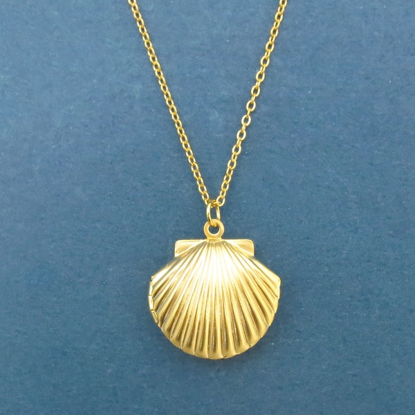 Seashell Locket - Etsy