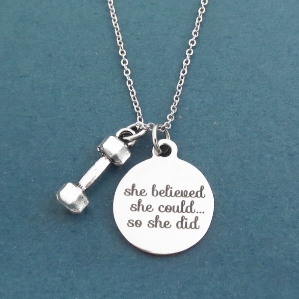 Workout Necklace - Etsy