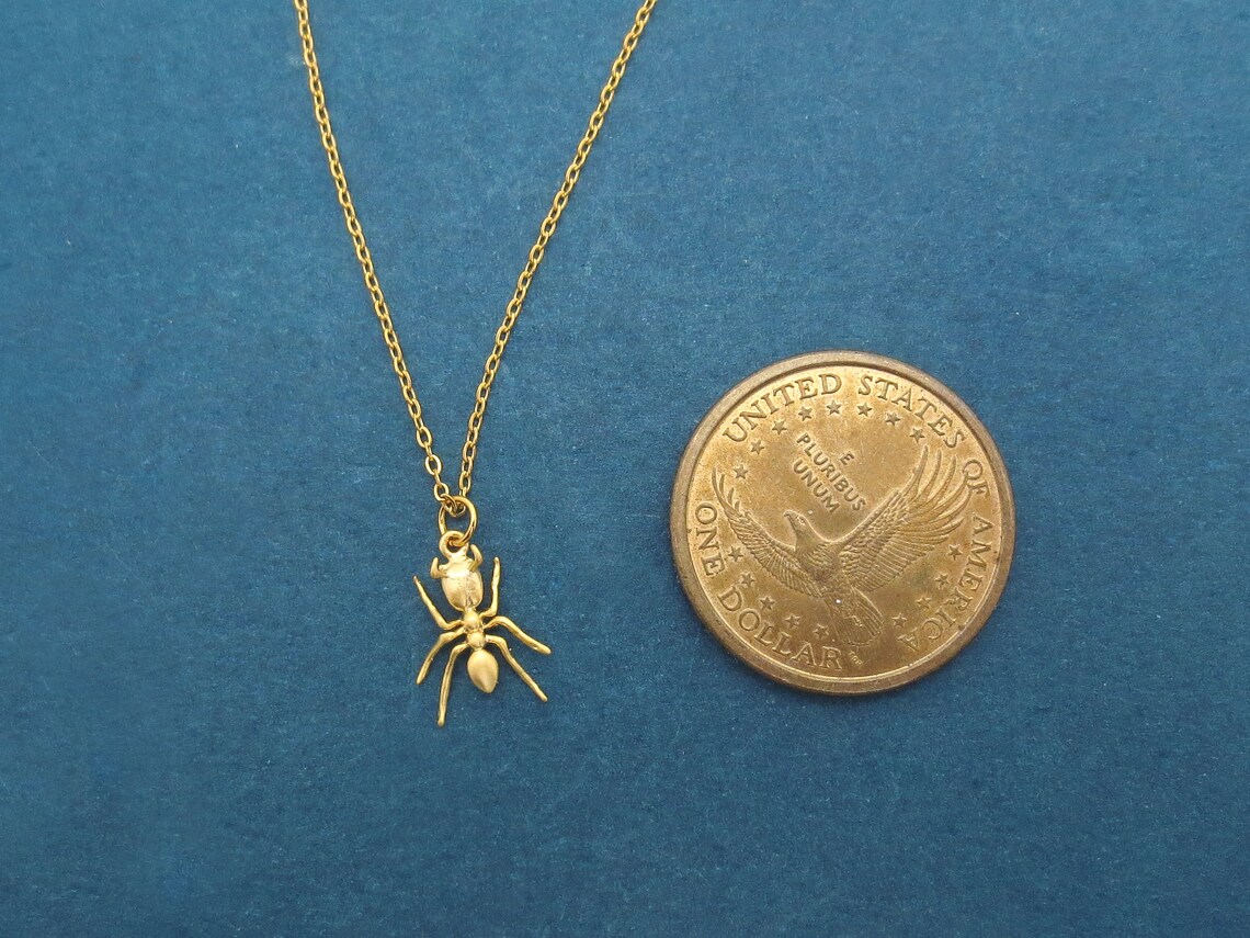 Ant Necklace, Insect Necklace, Ant Jewelry, Ant Gift, Cute Necklace ...
