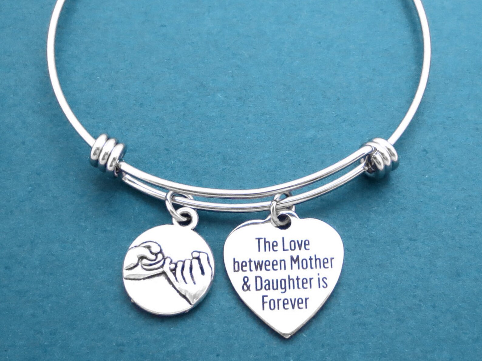 Pinky, Promise, the Love Between Mother & Daughter is Forever, Bangle ...