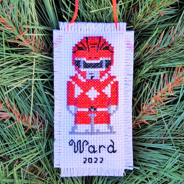 Power Ranger Cross Stitch - Etsy