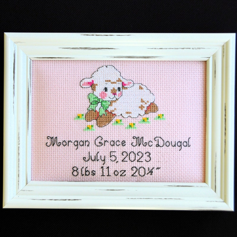 Baby Lamb Embroidery - Etsy